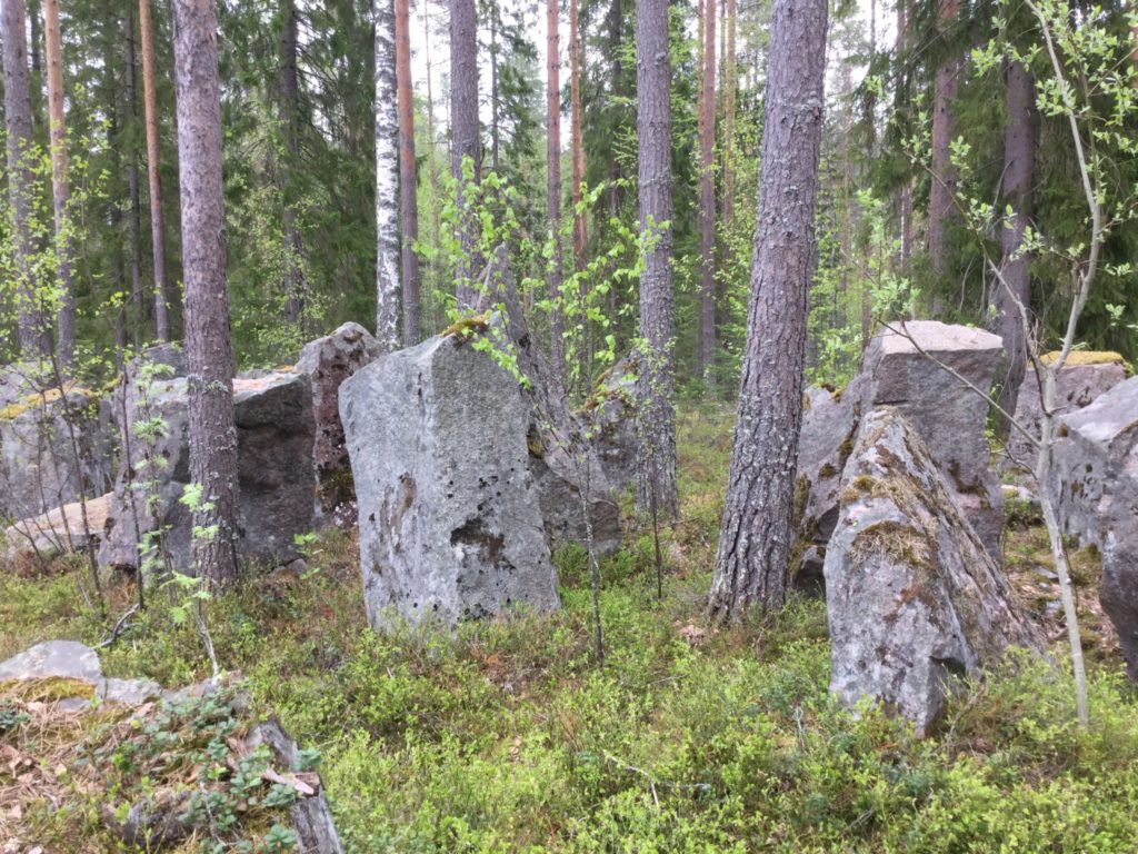 Salpa Line stone defences at Syyspohja - Saimaa Geopark